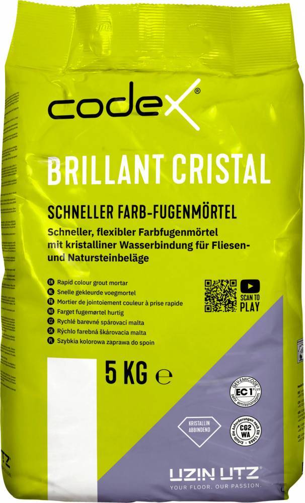 Naturstein Flex Fugenmörtel Codex Brillant - 5 kg Sack