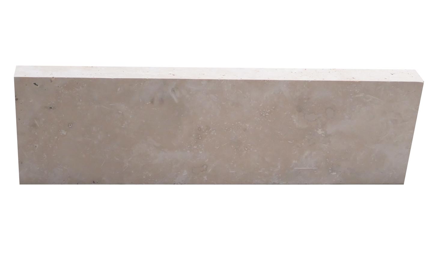 Travertin Randstein 100×30×8 cm – Terrassenumrandung Stein